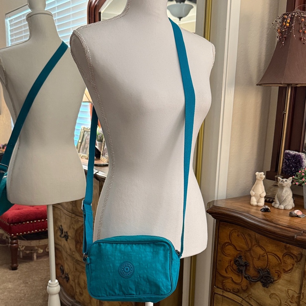 Kipling Vibrant Teal Crossbody Bag - Gem
